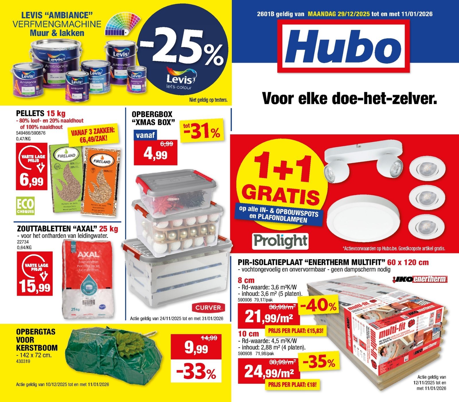 Hubo Aalter Nieuwe Folder | Promoties voor Januari 2026 - foldercheck.be